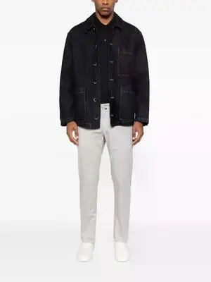 Jacob Cohen Logo-patch Trousers - Grey