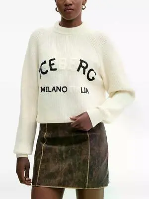 Iceberg Logo Knitted Sweater
