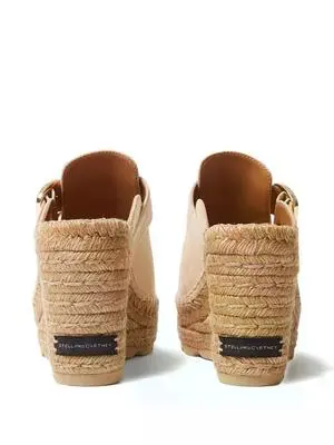 Stella McCartney Buckle Wedge Espadrilles