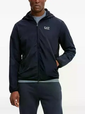 EA7 Core Identity Hooded Jacket - Blue