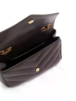 Saint Laurent Loulou Small Chevron Shoulder Bag