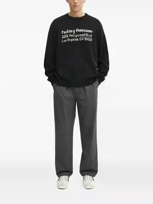 FUCKING AWESOME Graphic Crew-neck Sweater