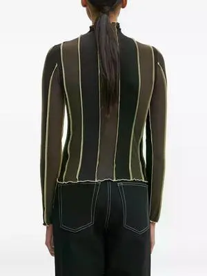 Sunnei Seam-detail Long Sleeve Top