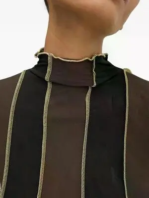 Sunnei Seam-detail Long Sleeve Top