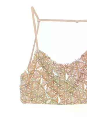 P.a.r.o.s.h Embellished Cropped Top