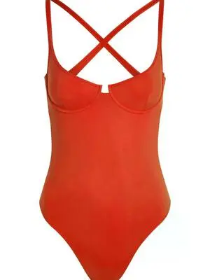LIDO Ottantatre Crossover-strap Swimsuit