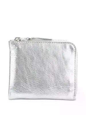 Comme Des Garçons Leather Wallet - Silver