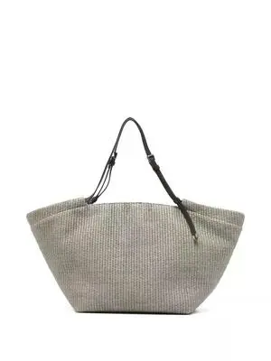 Brunello Cucinelli Woven Tote Bag - Green