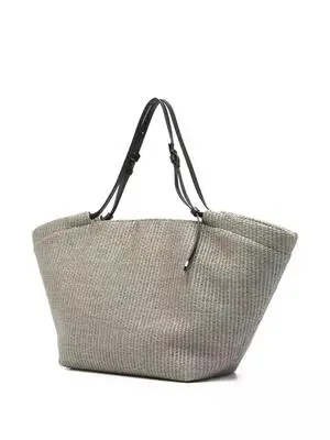 Brunello Cucinelli Woven Tote Bag - Green