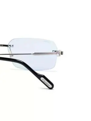 CARTIER Rectangle-frame Sunglasses
