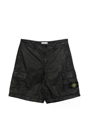 Stone Island Cargo Shorts - Black
