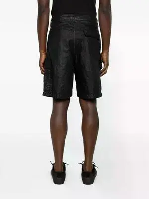 Stone Island Cargo Shorts - Black