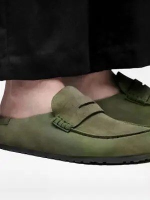 BIRKENSTOCK Naples Suede Penny Loafers