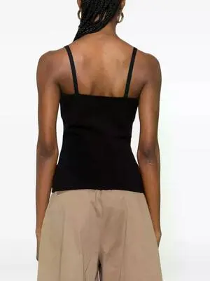 Max Mara Epica Strap Top - Black
