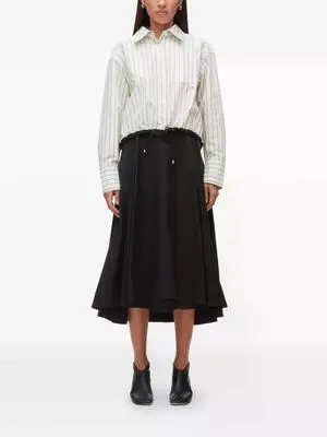 3.1 Phillip Lim Striped Cropped Shirt