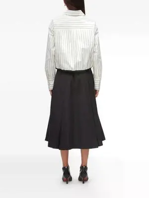 3.1 Phillip Lim Striped Cropped Shirt