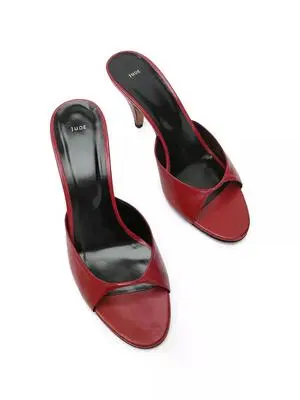 JUDE Haze Mules - Red