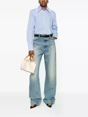 Valentino Garavani Ruffled Collar Cotton Shirt
