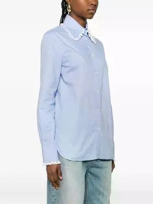 Valentino Garavani Ruffled Collar Cotton Shirt
