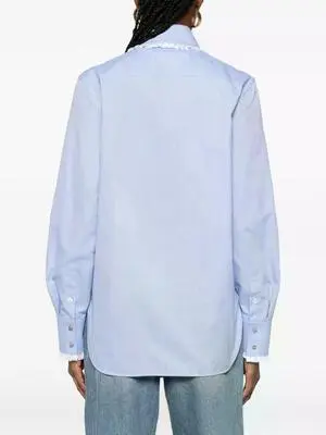 Valentino Garavani Ruffled Collar Cotton Shirt