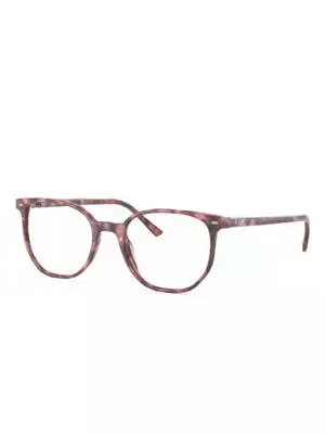 Ray-ban Elliot Round-frame Glasses - Pink