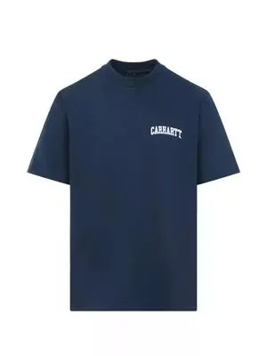 Carhartt Work In Progress River Logo T-shirt - Blue