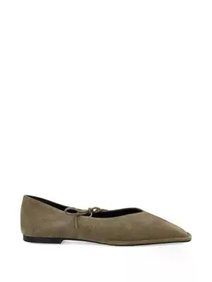 ALOHAS Sway Tie-detail Ballerina Flats - Neutrals