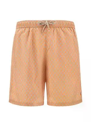 Paul & Shark Floral Print Swim Shorts - Orange