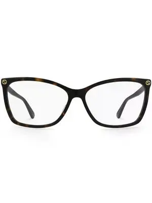 Gucci Tortoiseshell Eyeglasses - Brown