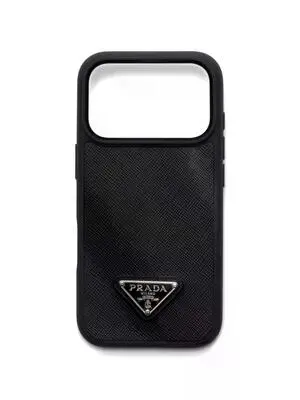 Prada Leather Phone Case - Black