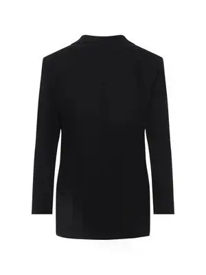 Giorgio Armani Flower Detail Double-breasted Blazer