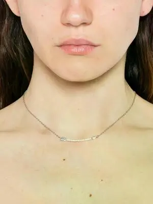 SWAROVSKI Rhodium-plated Arrow Pendant Necklace