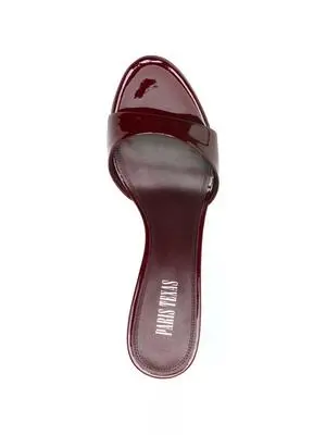Paris Texas Leather Heeled Sandals