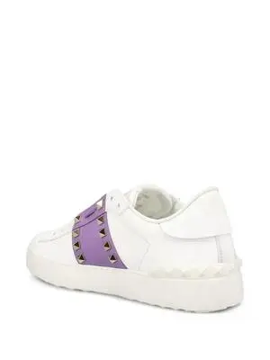 Valentino Garavani Rockstud Embellished Low-top Sneakers - White