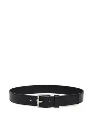 Loewe Textured Buckle Belt - Black