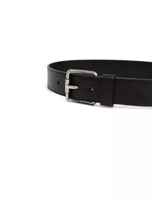 Loewe Textured Buckle Belt - Black