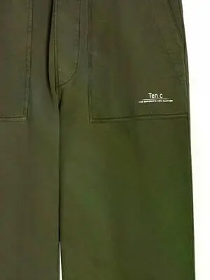 TEN C Logo-print Trousers