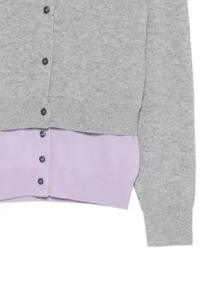 MERYLL ROGGE Buttoned Layered Cardigan