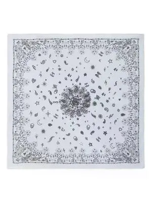 Zadig&Voltaire Paisley Scarf - Grey