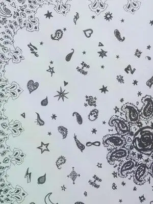 Zadig&Voltaire Paisley Scarf - Grey