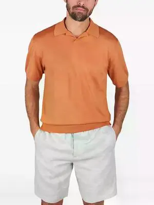 Paul & Shark Open-collar T-shirt - Orange