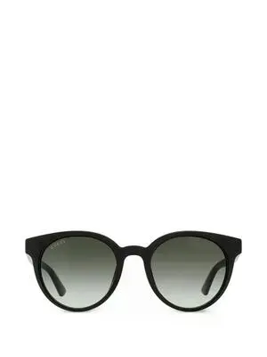 Gucci Oval-frame Sunglasses - Black