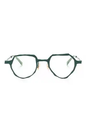 MASAHIRO MARUYAMA Geometric-frame Eyeglasses - Green
