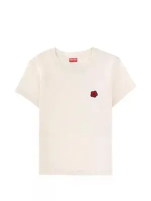 Kenzo Floral-embroidered T-shirt