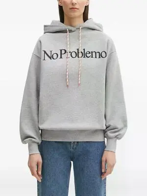Aries Logo Print Hoodie