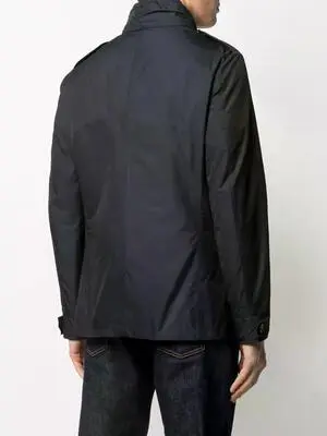 MOORER Shell Windbreaker - Blue