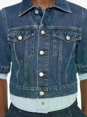 7 For All Mankind Trucker Layered Jacket
