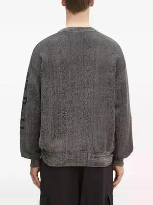 Aries Logo-embellished Sweatshirt - Grey