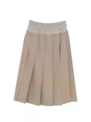 Undercover Pleated Drawstring Skirt
