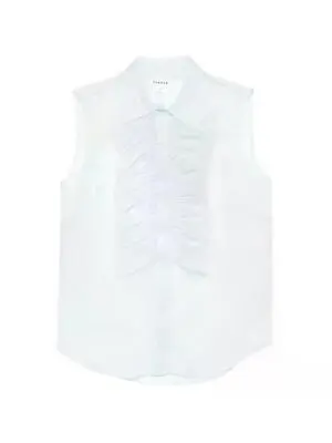 P.a.r.o.s.h Ruffled Sleeveless Blouse